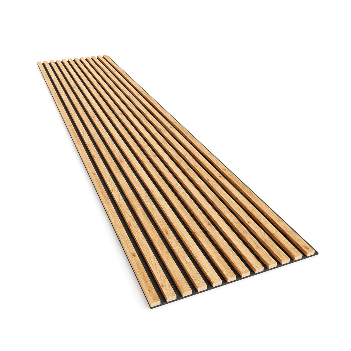 Acoustic strip panel Natural oak (300x2750) - seinapaneel.ee